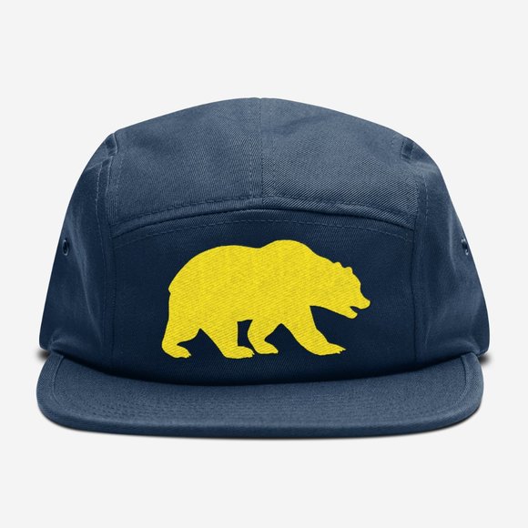 Team Fans | Accessories | New Uc Berkeley Golden Bear Logo 5 Panel ...